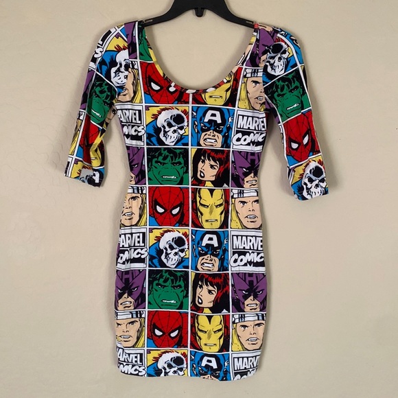 Marvel | Dresses | Marvel Comics Small Dress | Poshmark